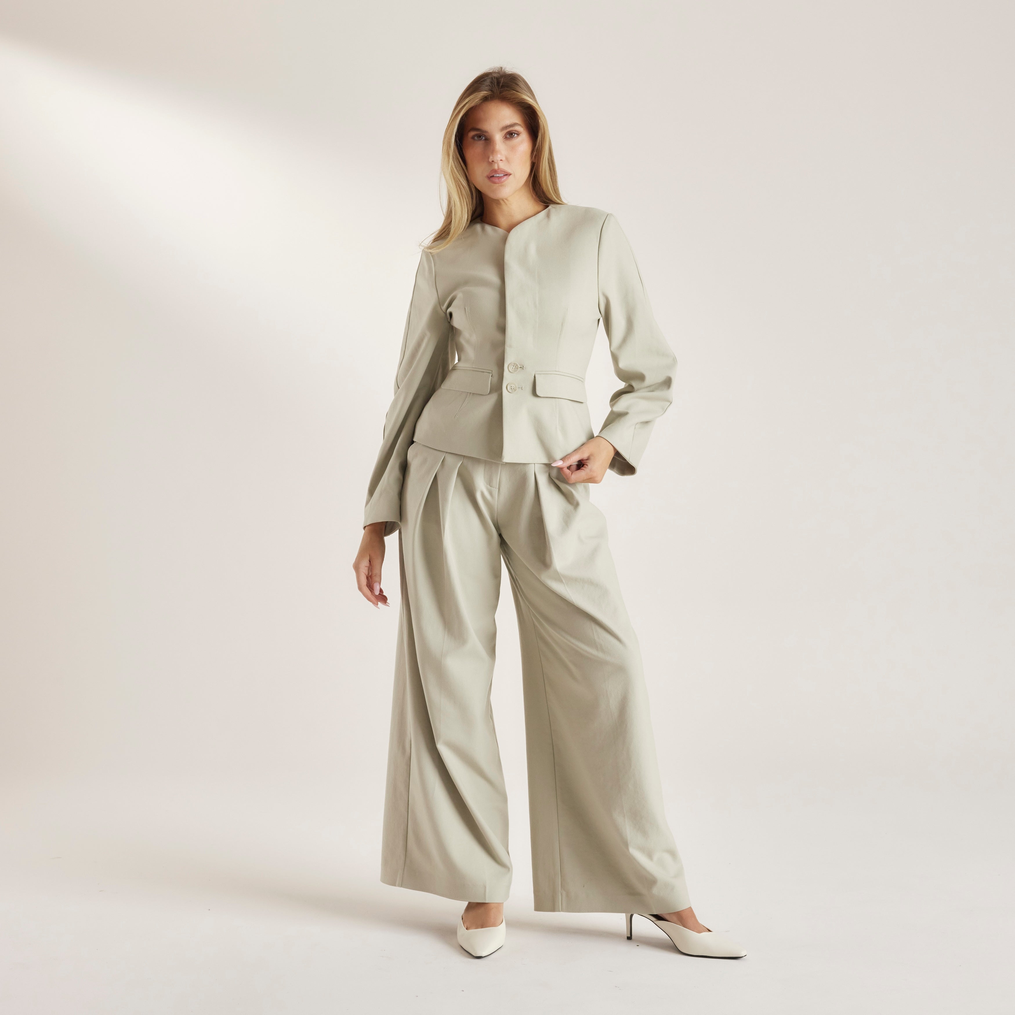 Structured Jacket - Sage